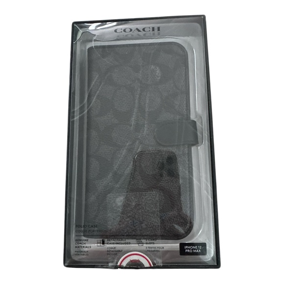 Coach | Accessories | Coach Black Iphone 2 Pro Max Case Nib | Poshmark